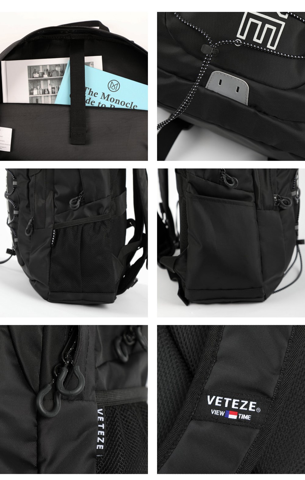 Deluxe Backpack (Black) – veteze